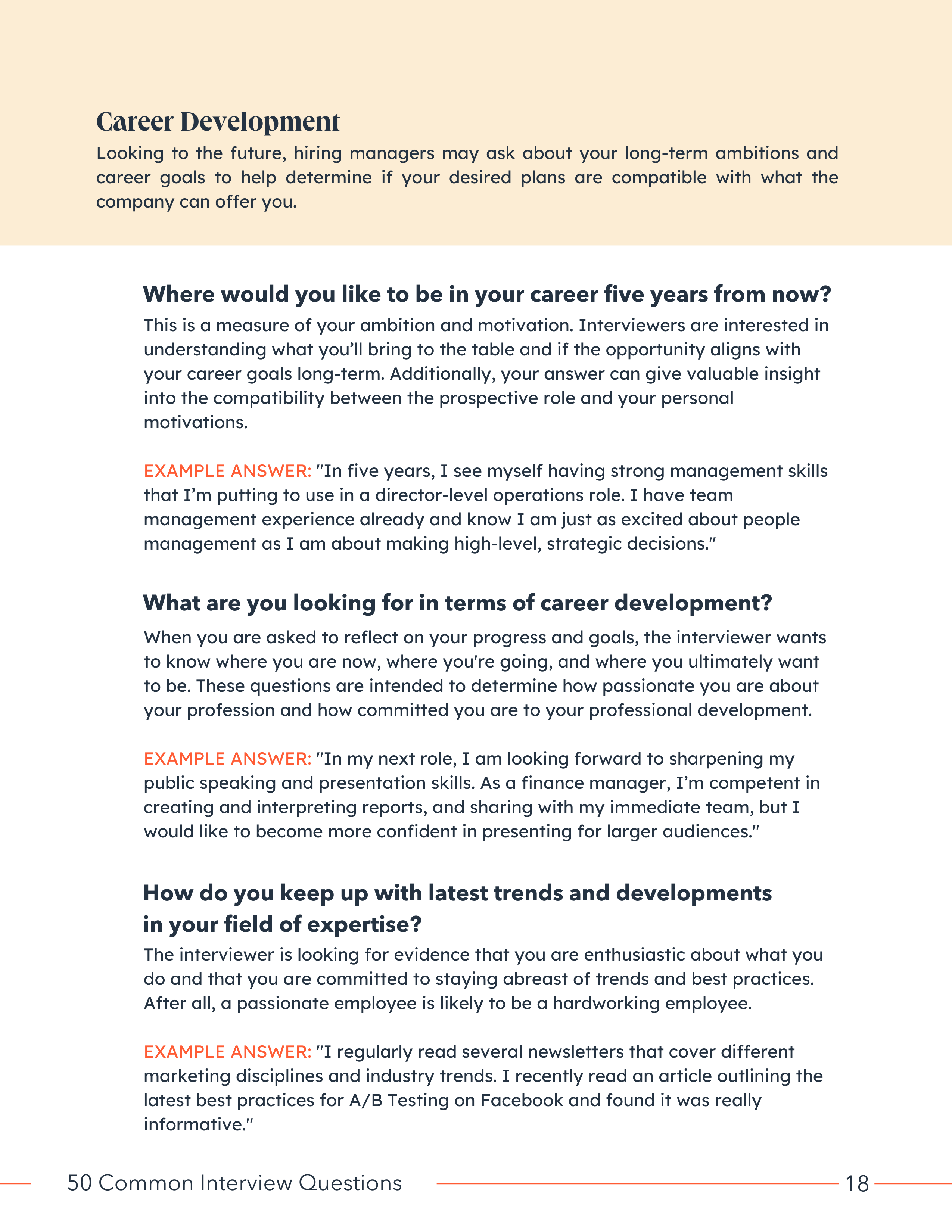 50 Common Interview Questions [Download Now]